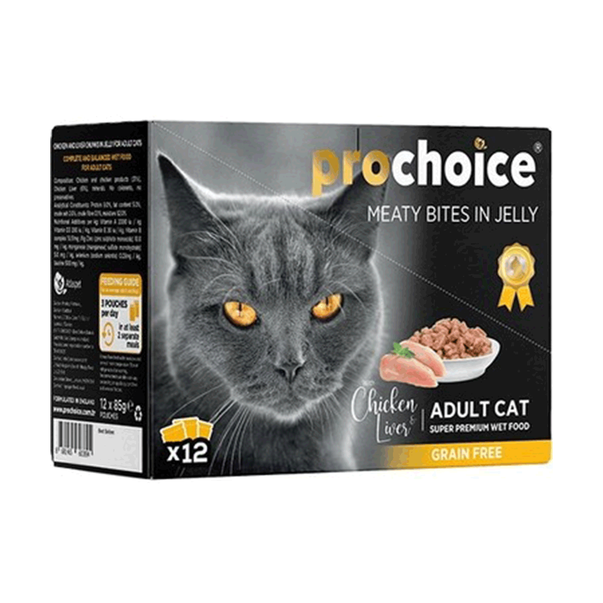 Pro Choice Tavuk ve Cigerli Family Pack Konserve 12x85 gr Kedi Maması ...