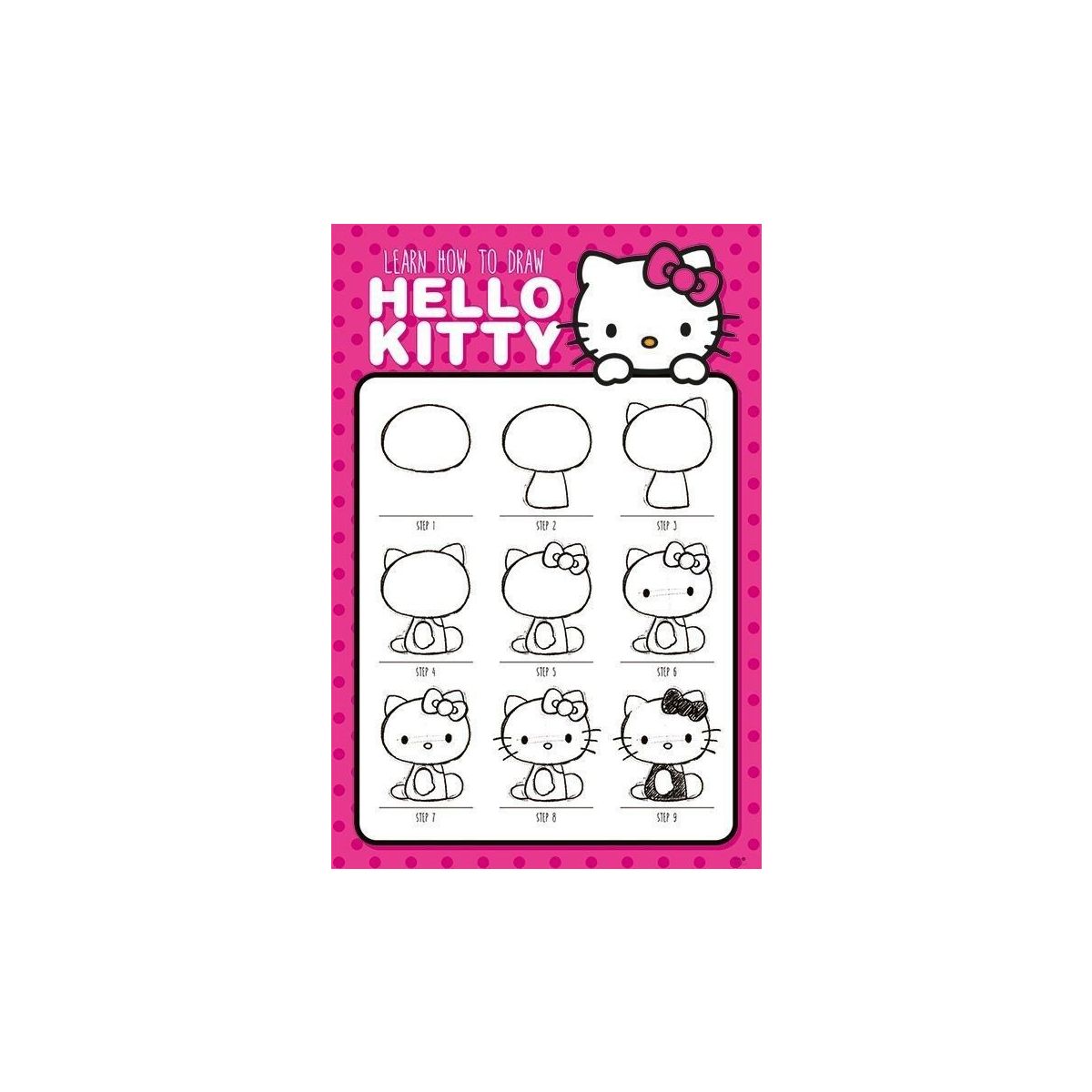 Pyramid International Hello Kitty How To Draw Maxi Poster Fiyatları