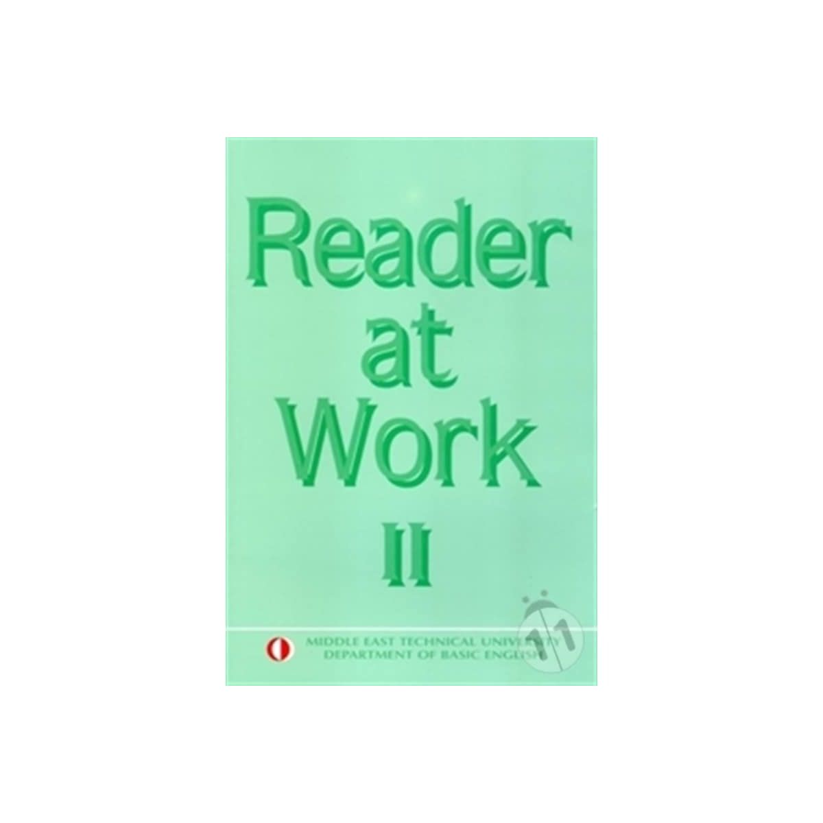 Reader At Work II Odtü Yayıncılık Fiyatları