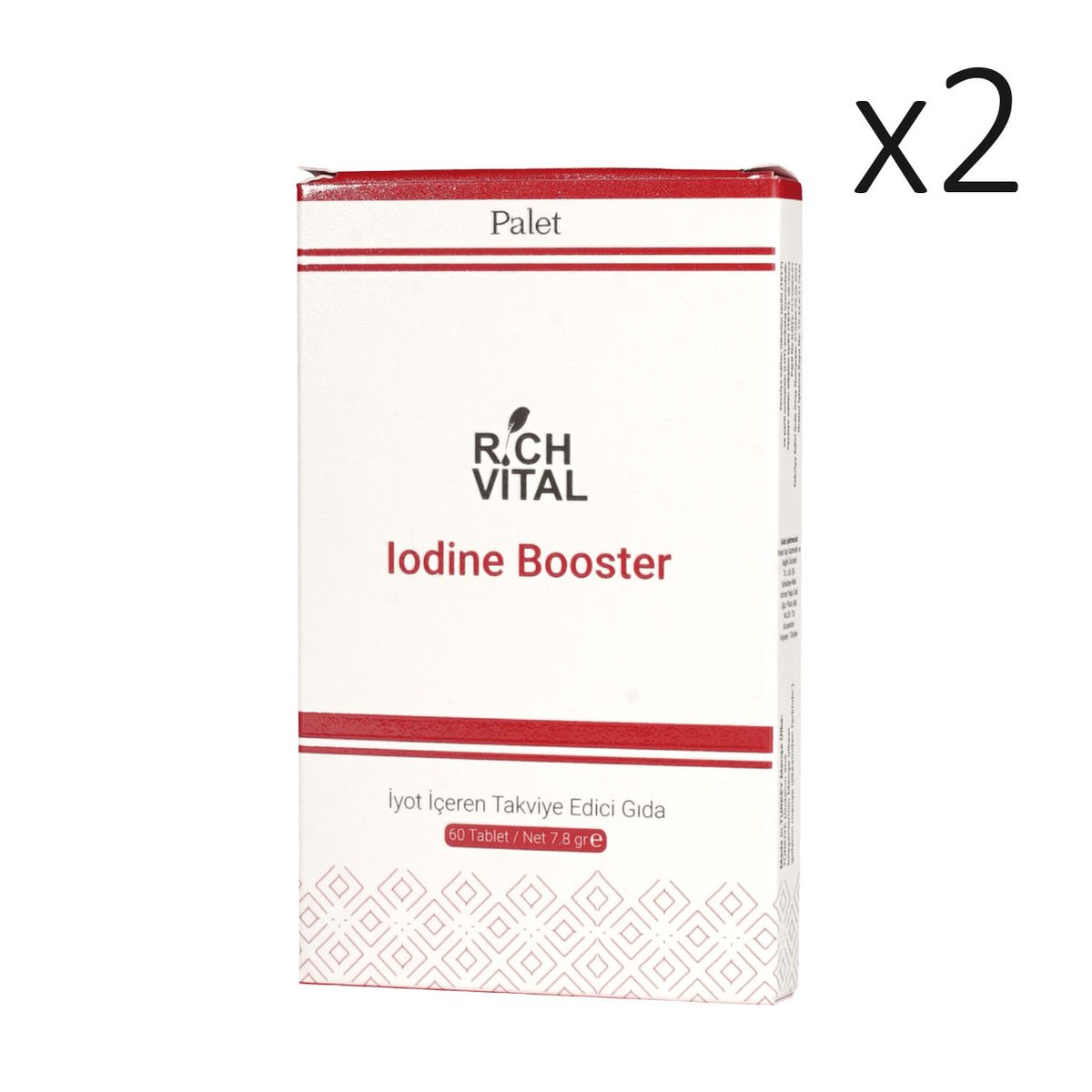 Rich Vital Iodine Booster 2x60 Tablet Fiyatları