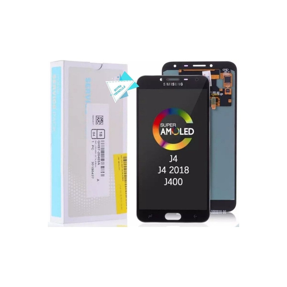 Samsung Galaxy J4 SM-J400F Siyah Uyumlu Lcd Ekran Fiyatları
