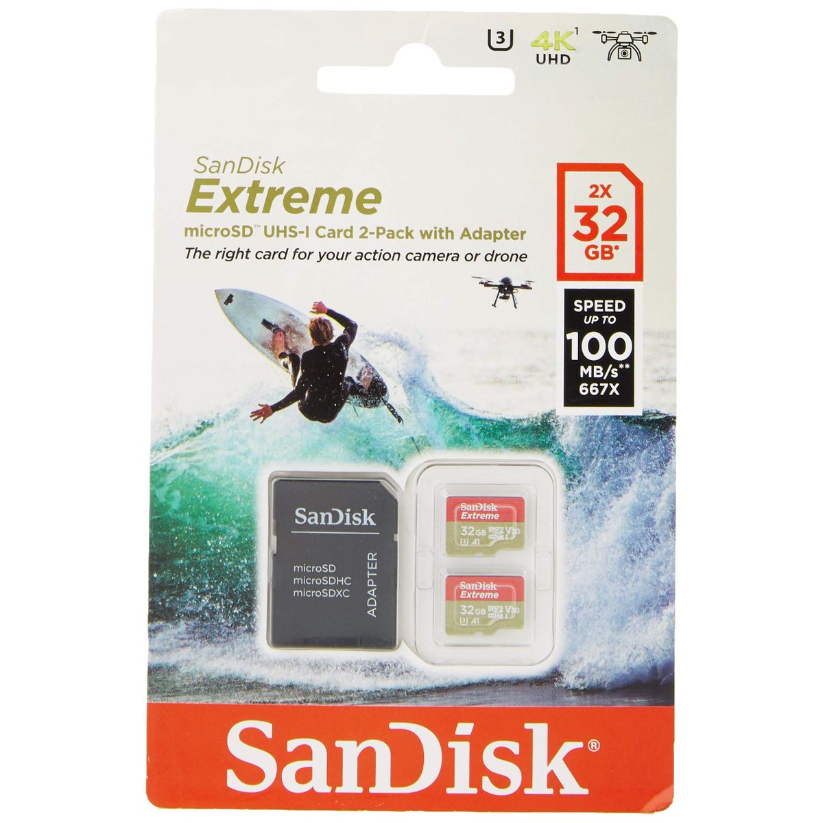 SanDisk SDSDXPK-032G-GN4IN 32GB Extreme PRO SDHCカード 最大読取 300MB s 最大書込 260MB s SDSDXPK-032G-GN4IN ...