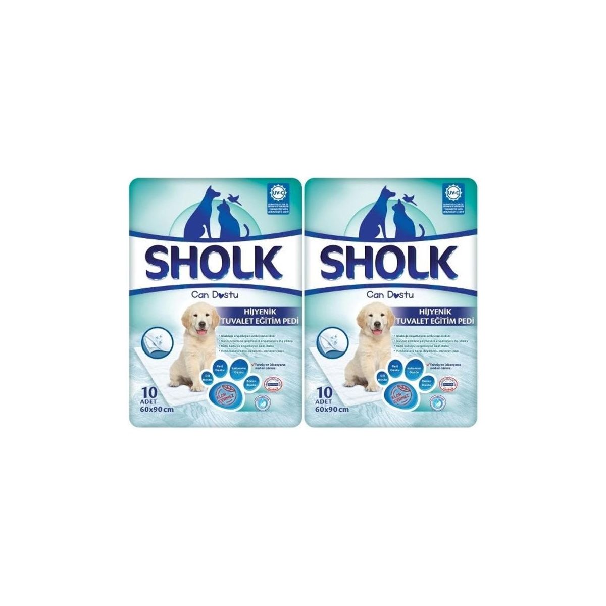 Sholk 60x90 cm 20 Adet Evcil Hayvan Tuvalet Çiş Eğitim Pedi Fiyatları