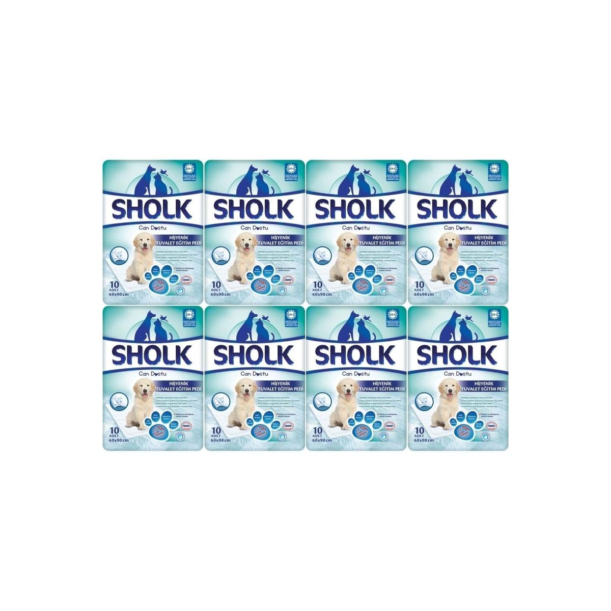 Sholk 60x90 cm 80 Adet Evcil Hayvan Tuvalet Çiş Eğitim Pedi Fiyatları