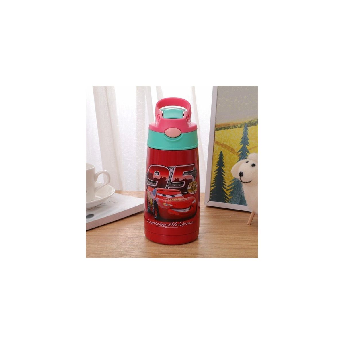 Shun 400 ml Karikatür Sevimli Paslanmaz Çelik Bardak Seyahat Çay Kahve ...