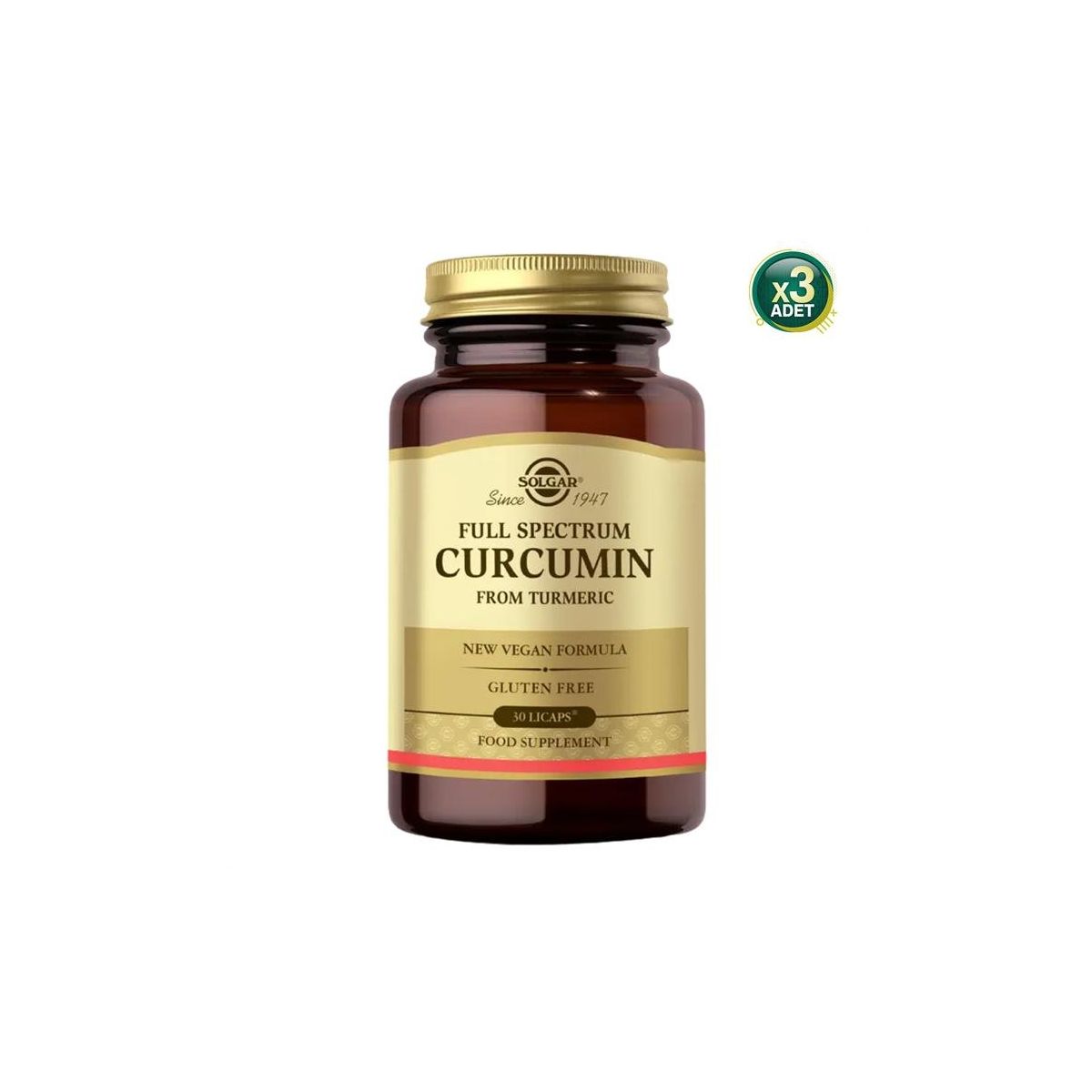 Solgar Full Spectrum Curcumin 3x30 Kapsül Fiyatları