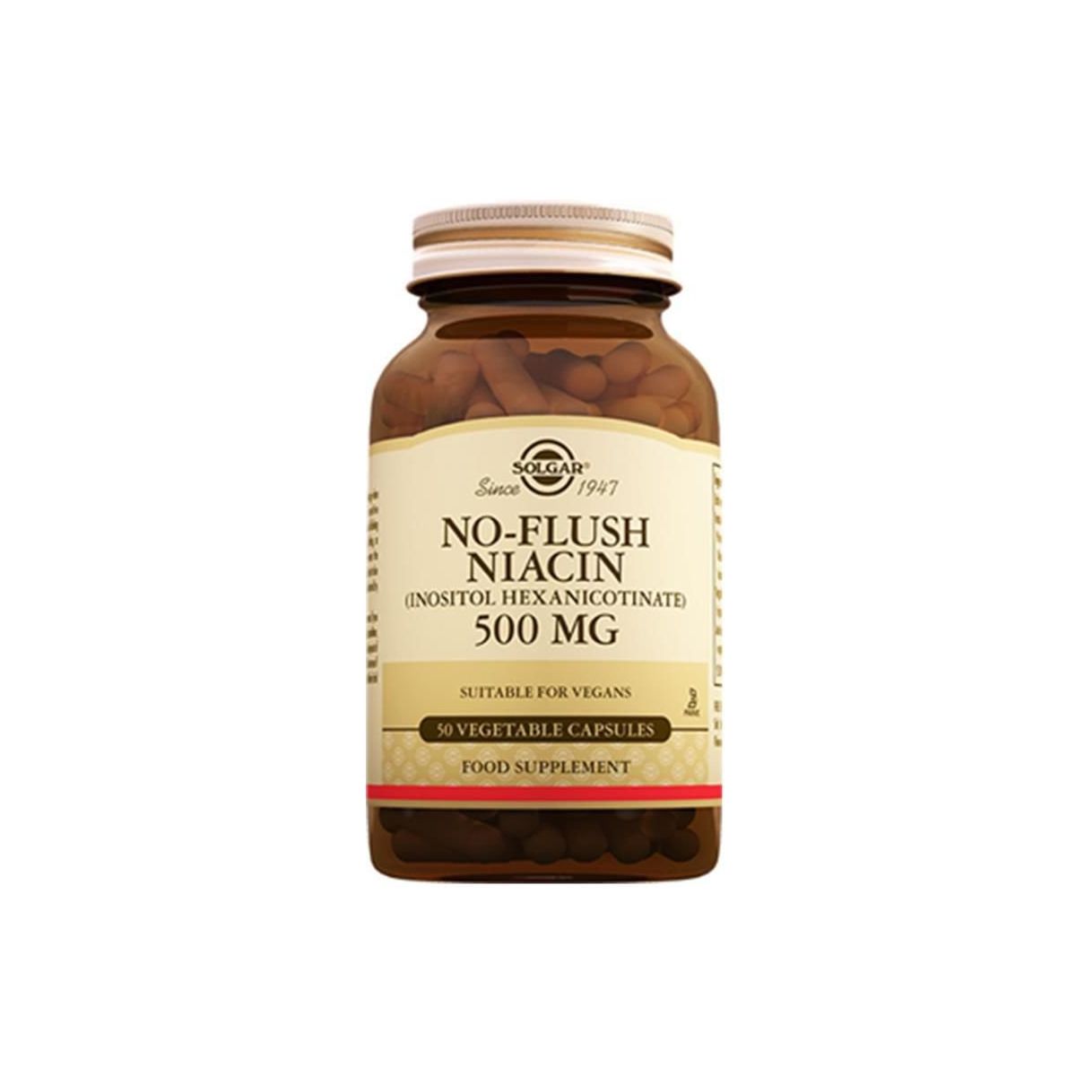 Solgar No-Flush Niacin 500 mg 50 Kapsül Fiyatları