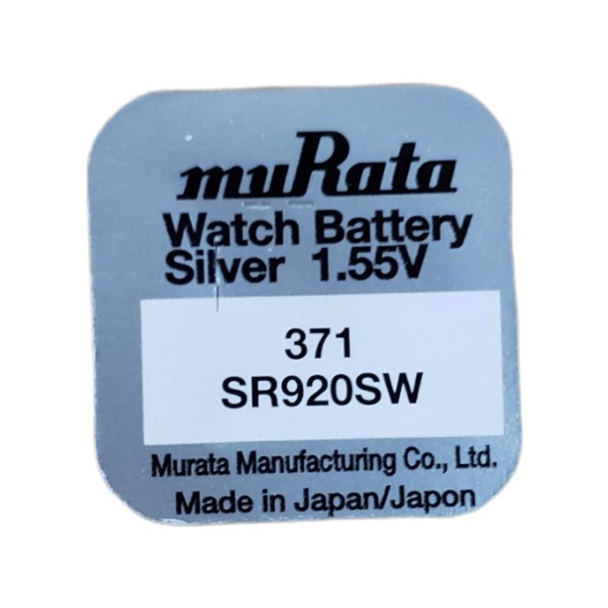 Sony Murata SR920SW 371 Sr 920 1.55V 1 Adet Saat Pili Fiyatları