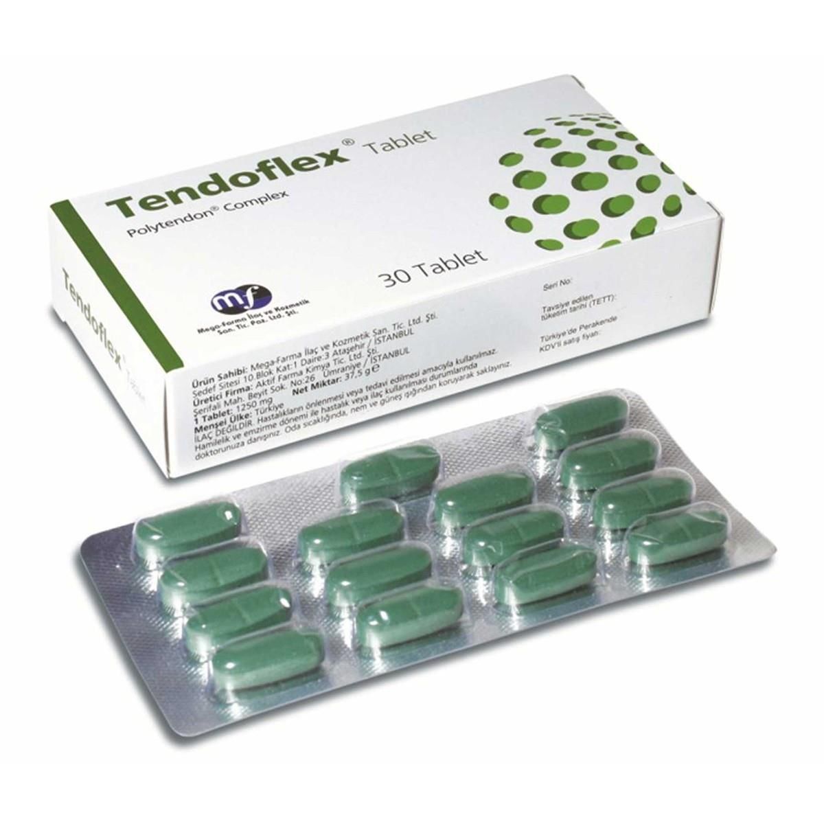 Tendoflex 30 Tablet Takviye Gıda Fiyatları