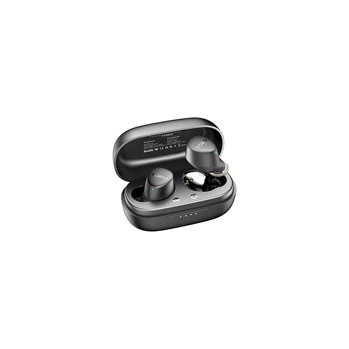 Tozo Agile Dots IPX5 Suya Dayanıklı Bluetooth 5.3 TWS Siyah Kablosuz ...