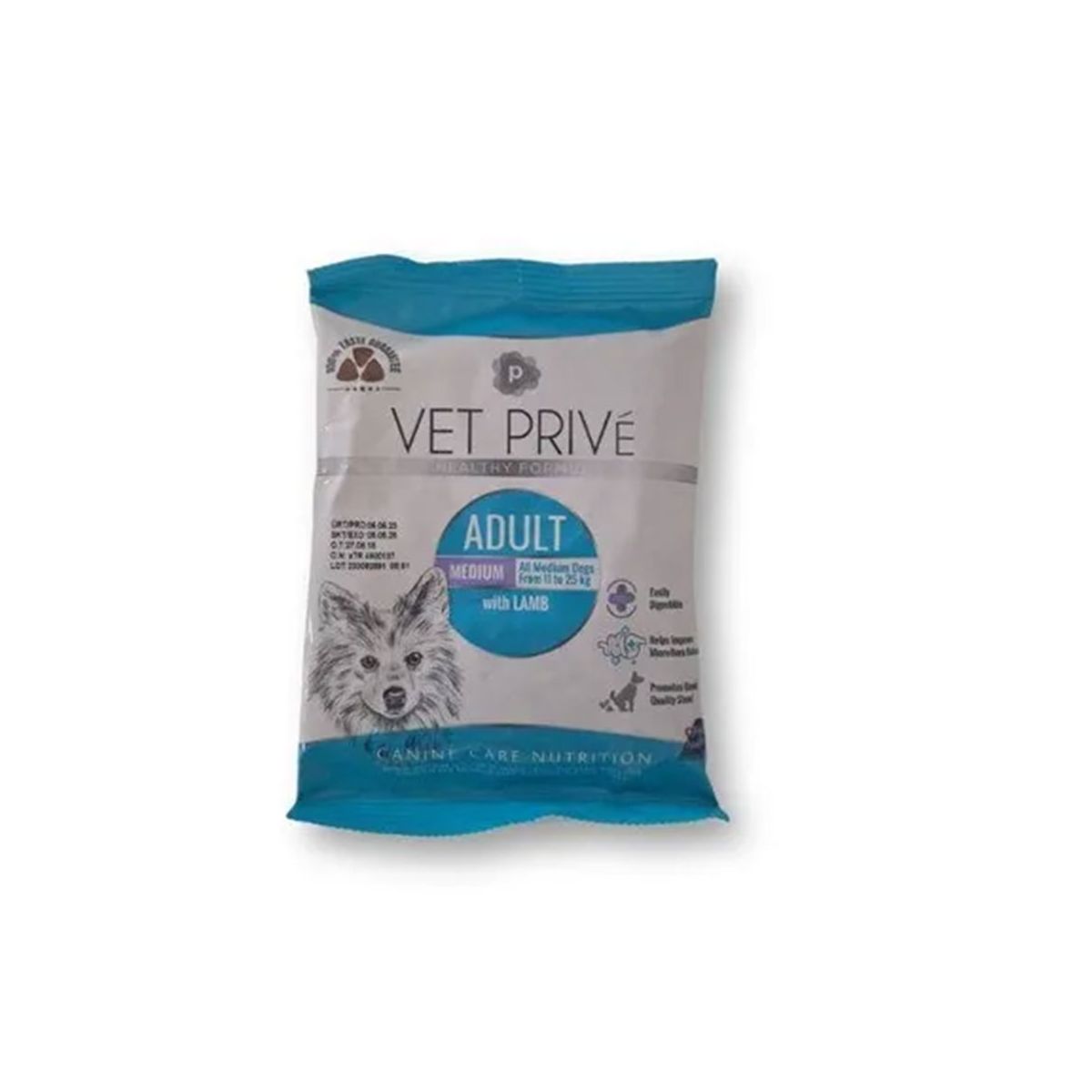 Vet Prive Adult Orta Irk Kuzu Etli 100 gr Tester Yetişkin Köpek Maması ...