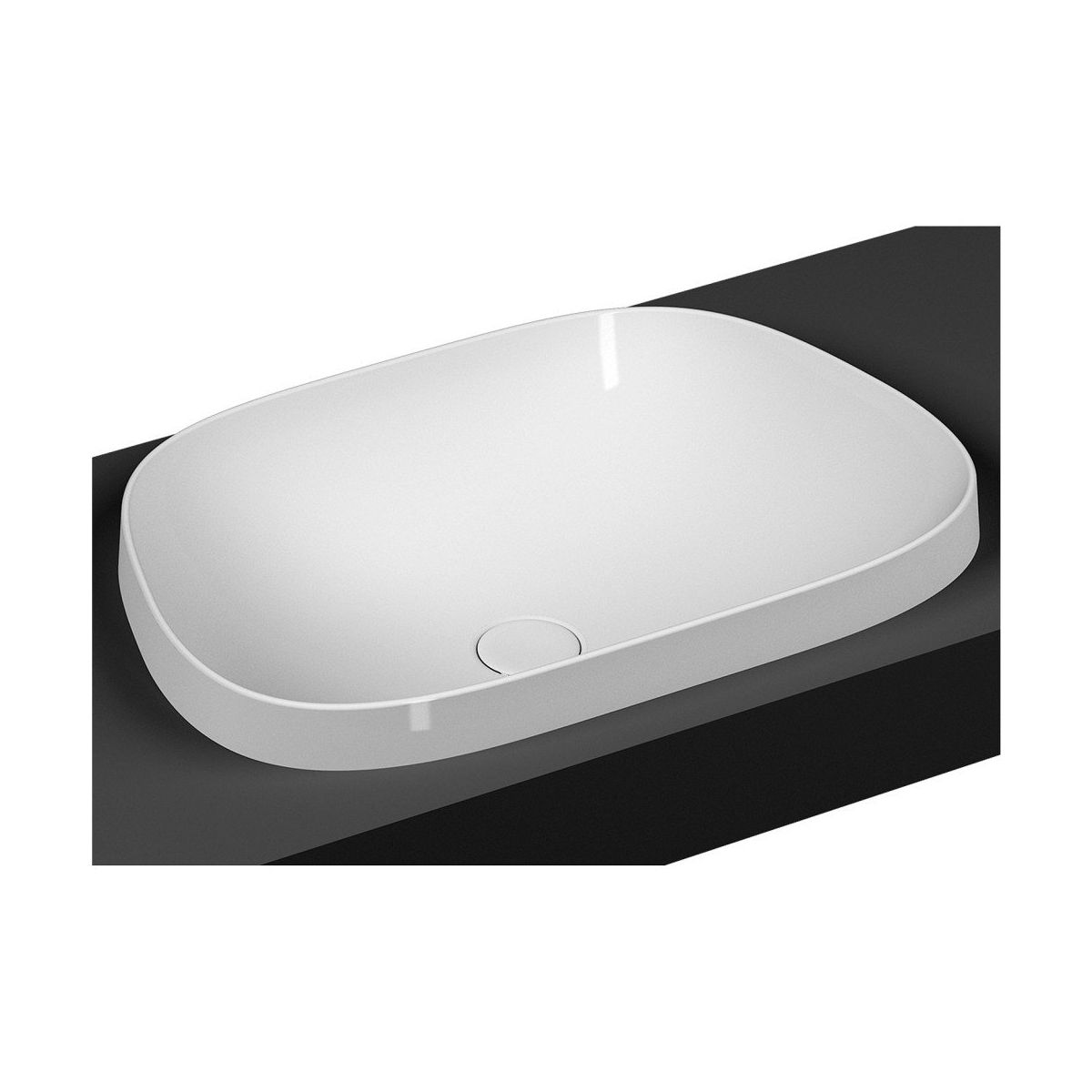Vitra 5653B403-0016 Frame Tezgah Üstü 58 cm Beyaz TV Lavabo Fiyatları