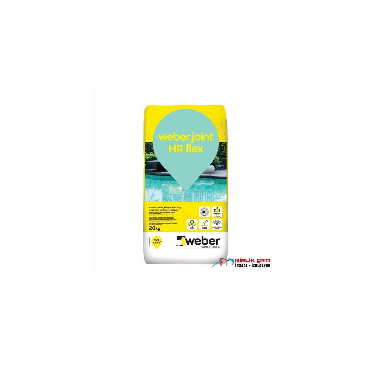 Weber Gri Joint Hr Flex 20 kg Havuz Derz Dolgusu Fiyatları