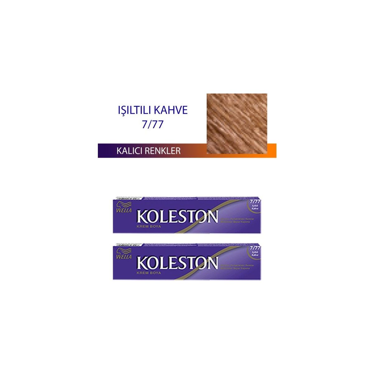 Wella Işıltılı Kahve 7/77 2 Adet Tüp Saç Boyası Fiyatları