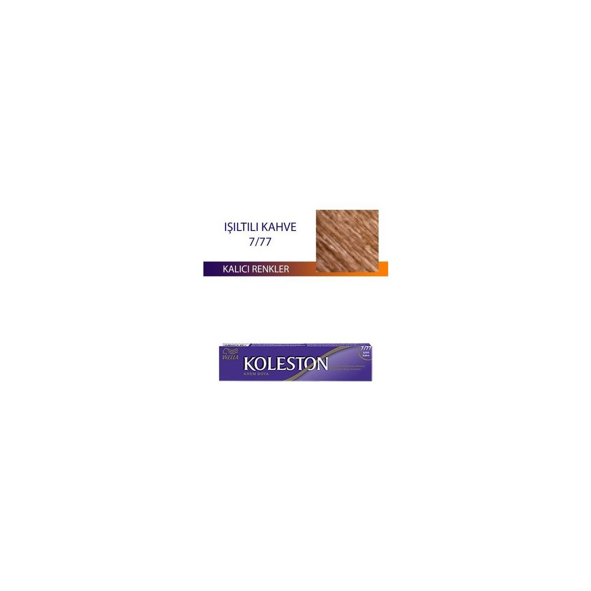 Wella Koleston 7/77 Işıltılı Kahve 50 ml Krem Tüp Saç Boya Fiyatları