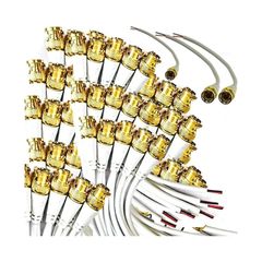 Emba Bilişim E5151 10 Adet Gold Kablolu Bnc Güvenlik Kamera Konnektörü ...