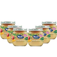 Hero Baby 6x120 gr Organik Elma Şeftali 6+ Ay Kavanoz Maması Fiyatları