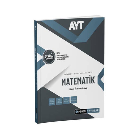 2022 AYT Matematik Ders İşleme Föyü - Pegem Akademi Yayıncılık Fiyatları 2022 AYT Matematik Ders İşleme Föyü - Pegem Akademi Yayıncılık Fiyatları