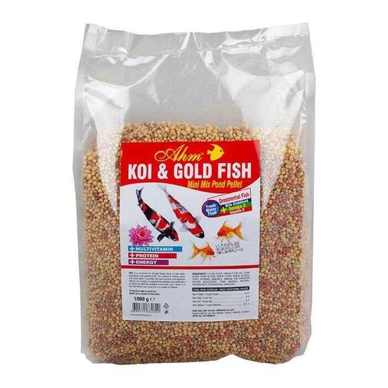 Ahm Koi Gold Fish Mini Mix Pellet 1 kg Balık Yemi Fiyatları