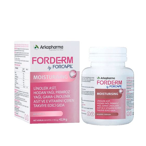Arkopharma Forderm by Forcapil Moisturising 60 Kapsül Fiyatları