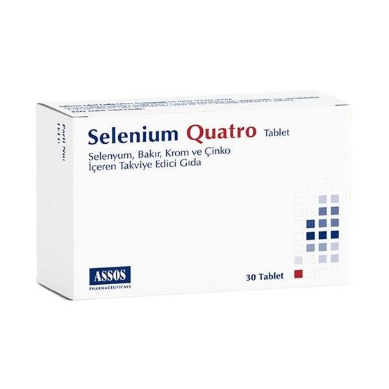 Assos Pharma Selenium Quatro 30 Tablet Fiyatları