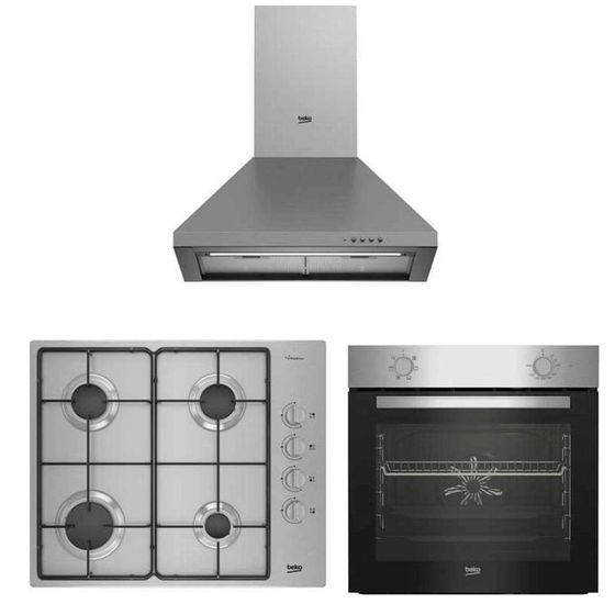 Beko BOMD D 6110 EI - ADP 61420 I - BFM 310 I Inox 3'lü Ankastre Set ...