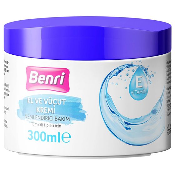 Benri 300 ml Nemlendirici Bakım El ve Vücut Kremi Fiyatları