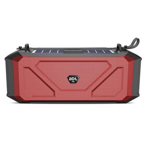 Bidellu BDL-186 5.0 Taşınabilir Güneş Şarj Edilebilir Kırmızı Bluetooth ...