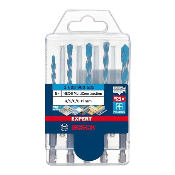 Bosch 2608900585 Expert HEX-9 5'li Çok Amaçlı Matkap Ucu Seti Fiyatları