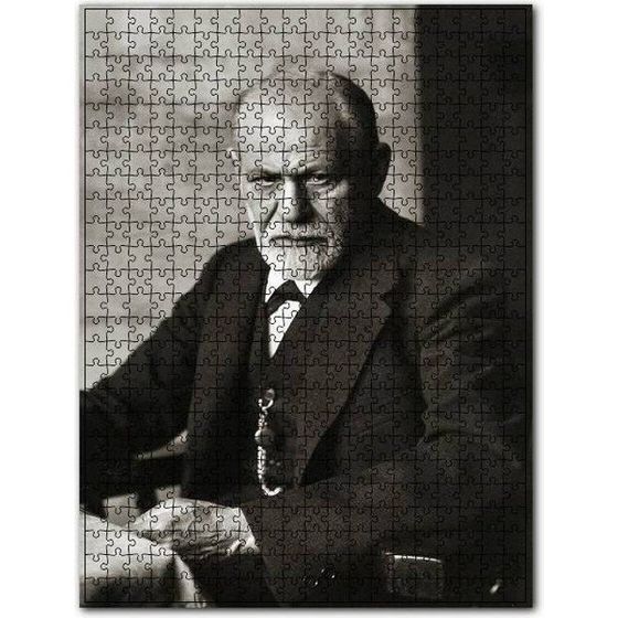 Cakapuzzle Psikanalizin Mucidi Sigmund Freud Ahşap 1000 Parça Puzzle ...