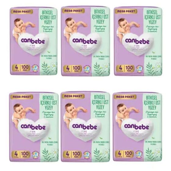 Canbebe No:4 Maxi 600 Adet Bebek Bezi Fiyatları