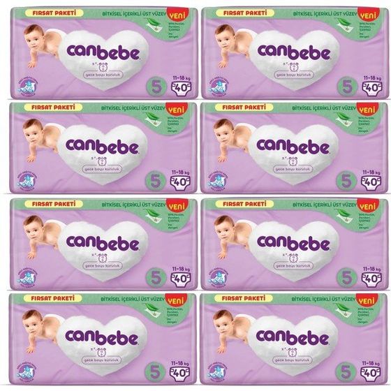 Canbebe No:5 Junior 320 Adet Bebek Bezi Fiyatları