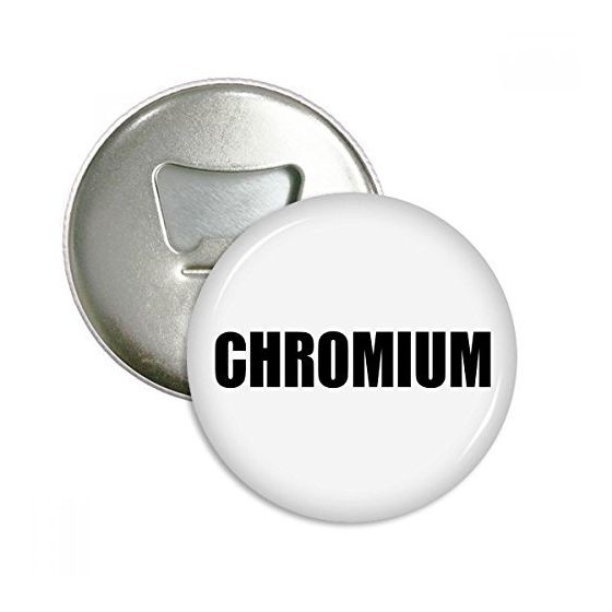 Dthinker 3 Adet Krom Element Adı Kimya Yuvarlak Şişe Açacağı Buzdolabı ...