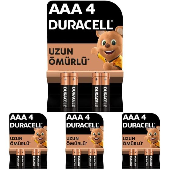Duracell LR03-MN2400 4 Adet 4'lü AAA Pil Fiyatları ve Özellikleri