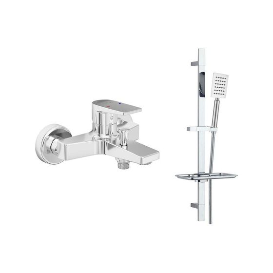 E.C.A. Dalia T-MAY Sart Mat Inox Kare Borulu Hareketli Sürgülü Banyo ...