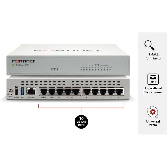 Fortinet Fortigate FRW 60F UTM VPN-Antivirüs 36 Ay + F. Logger 5651 Log ...