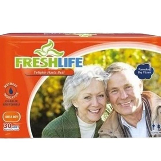 Freshlife M 30x8 Adet Belbantlı Hasta Bezi SGK Raporu Geçerlidir Fiyatları