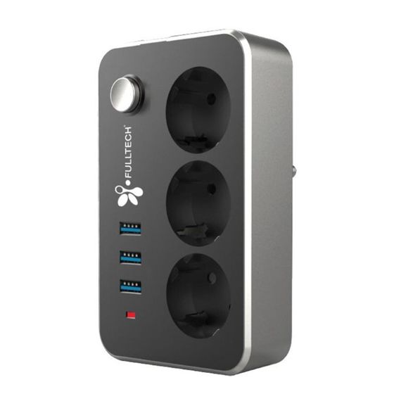 Fulltech FTR-02 2 M 3'lü Termal Akım Korumalı Priz Fiyatları