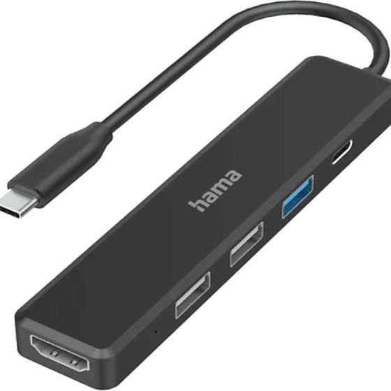 Hama HM.200117 5 Ports 3xUsb-A Usb-C Siyah HDMI Hub Fiyatları ve ...