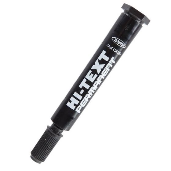 Hi-Text 830PC Permanent Kesik Uç Siyah Marker Kalem Fiyatları