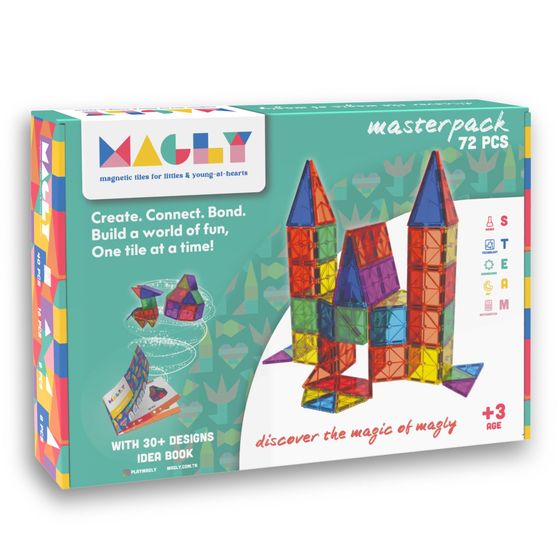 Magly 3 Boyutlu 72 Parça Renkli Manyetik Yapı Blokları Fiyatları