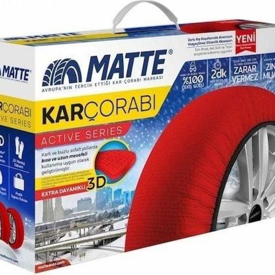 Matte 175 65 R13 Yüksek Kaliteli Zincir Muadili Kar Çorabı Fiyatları