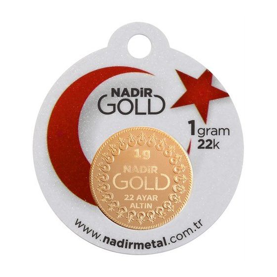 Nadir Gold 1 gr 22 Ayar Gram Külçe Altın Modelleri ve Fiyatları
