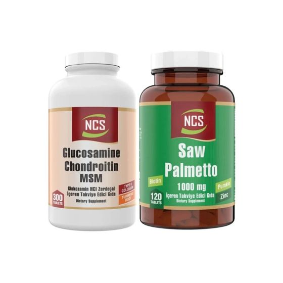 Ncs Glucosamine Chondroitin MSM Type 2 Hyaluronic Acid 300 Tablet + Saw ...