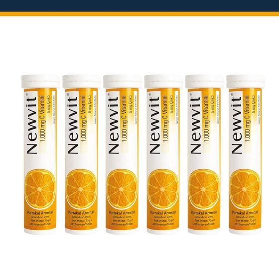 Newvit C Vitamini 1000 mg 20 Efervesan Tablet Fiyatları
