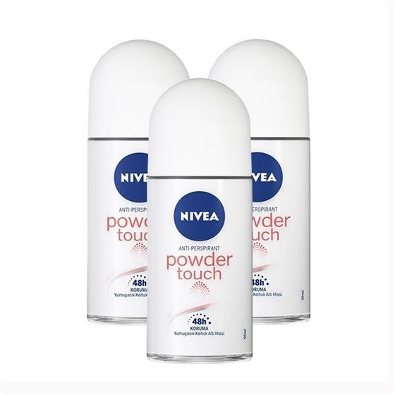 Nivea Powder Touch 3x50 ml Kadın Roll-On Deodorant Fiyatları