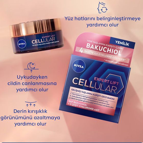 Nivea Visage Cellular Expert Lift Doğal Retinol 50 ml Alternatifi Saf ...