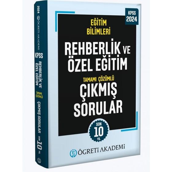 Öğreti Akademi 2024 KPSS Eğitim Bilimleri Rehberlik ve Özel Eğitim ... Öğreti Akademi 2024 KPSS Eğitim Bilimleri Rehberlik ve Özel Eğitim ...