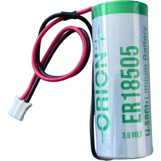 Orion 10 Adet Pil Lithium ER 18505 H 3.6V 15CM + JST PH-2 Konnektörlü ...