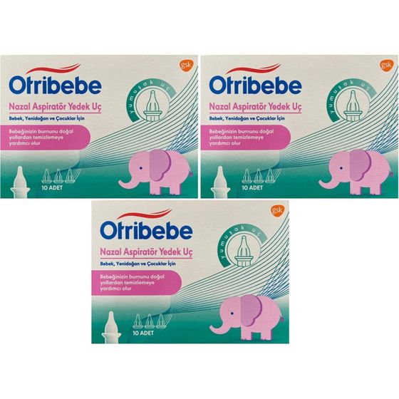 Otribebe Nazal 3x10 Adet Aspiratör Yedek Ucu Fiyatları